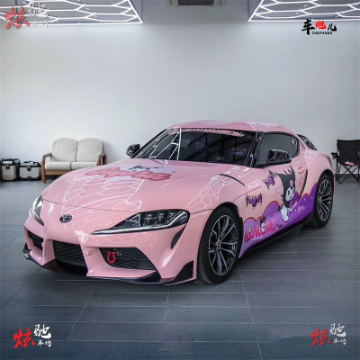 适用于丰田86Supra车贴拉花宝马Z4 斯巴鲁brz库洛米卡通车身贴纸