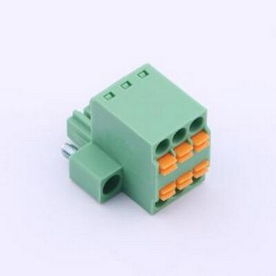 KF2EDGKDHM-3.5-3P 插拔式接线端子 螺丝固定 1x3P 3.5mm 排数:1