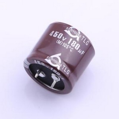TLG 450V180 30*25 牛角型电解电容 180uF ±20% 450V 插件,D30xL