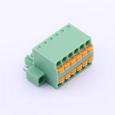 KF2EDGKDHM-3.5-6P 插拔式接线端子 螺丝固定 1x6P 3.5mm 排数:1