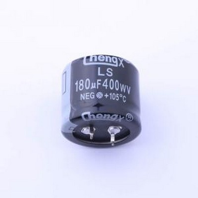 LS187M400P25RR0VH2SP0 牛角型电解电容 180uF ±20% 400V 插件,D