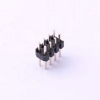 PZ200V-12-08P 排针 间距:2mm 2x4P 直插 方针 插件,P=2mm