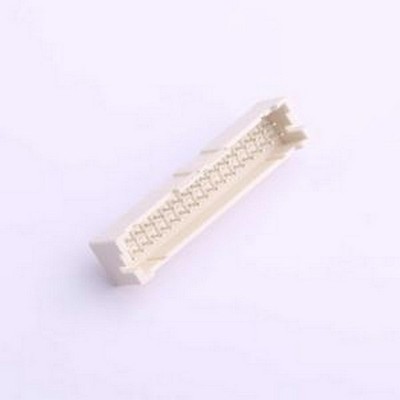 HX25068-34A 线对板针座 2x17P 间距:2.5mm 直插 米黄 插件,P=2.5