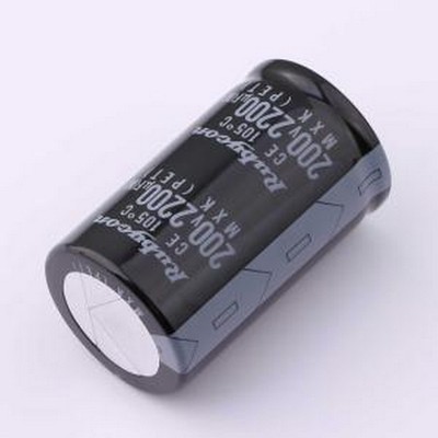 200MXK2200MEFCSN30X50 牛角型电解电容 2200uF ±20% 200V 插件,