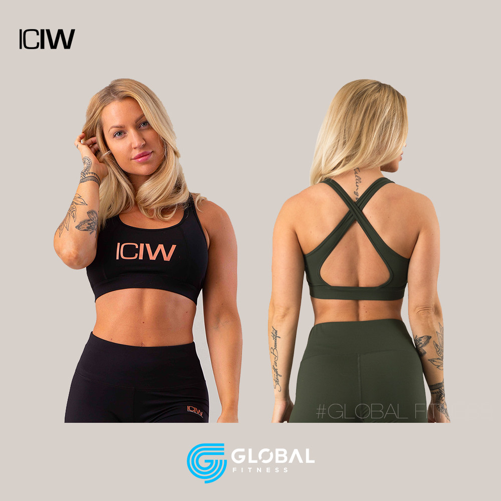 ICIW ROSE GOLD LE SPORTS BRA肯威玫瑰金限量版高弹力运动文胸_虎窝淘