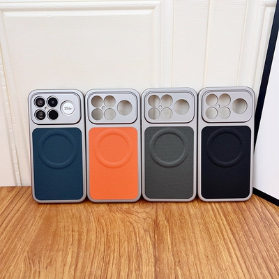 适用红米K90promax/POCOF8Ultra/F8pro手机壳简约商务个性创意三角纹磁吸防摔男女款保护套潮