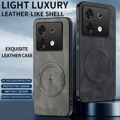 适用传音infinix Zero30 4G/5G手机壳复古纳帕纹磁吸简约商务个性创意防摔保护套男女款潮