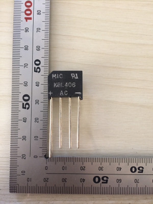桥堆 KBL406 单相 600V 4A桥式整流器 整流桥 直插SIP-4