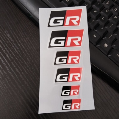 锐志装饰GT86丰田改装于BRZ贴纸卡钳防水耐高温适用贴车身划痕GR