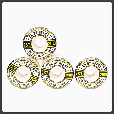 dbh滑板轮子街式硬轮螺母