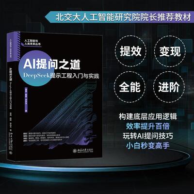 AI提问之道：DeepSeek提示工程入门与实践 夏禹 赖晖 李冰玉 北京大学旗舰店正版