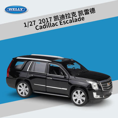 新款 威利原厂1:27凯迪拉克凯雷德Cadillac Escalade仿真合金车模
