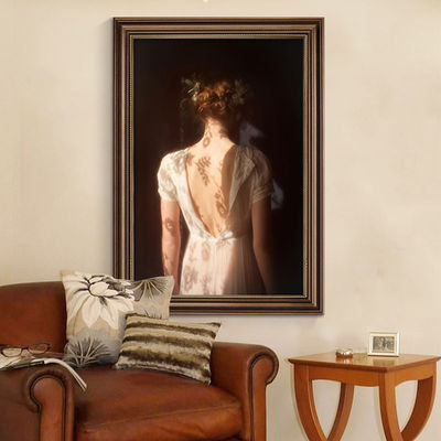 美式入户玄关装饰画法式复古