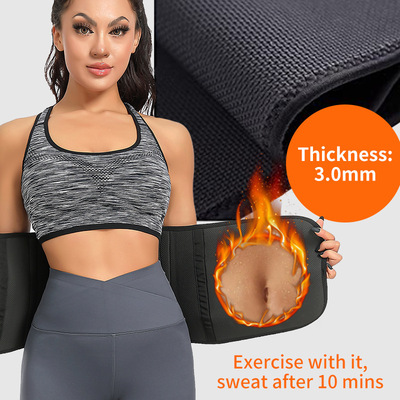 暴汗束腰带收腹带运动塑腰带女收腹神器束腰带塑型waist trainer