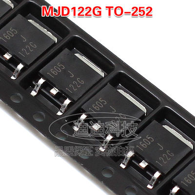 全新 MJD122G NPN晶体管达林顿 D-PAK TO-252 功率三极管 贴片