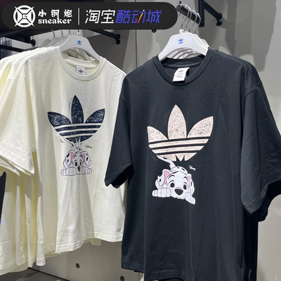 Adidas三叶草男女迪士尼短袖T恤