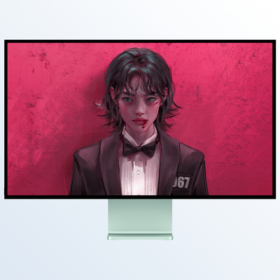 GUESSWP 2张人物板绘作品4K平板壁纸Mac壁纸ipad电子壁纸