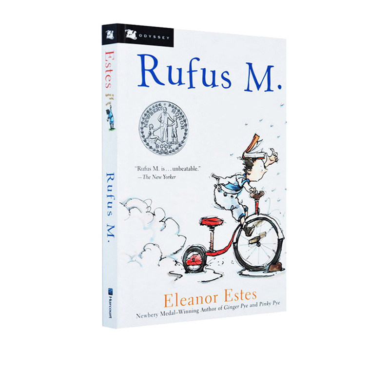 英文原版 Rufus M小淘气鲁夫纽伯瑞银奖 Eleanor Estes儿童桥梁章节书小学英语课外阅读_虎窝淘