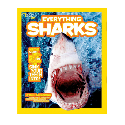英文原版  国家地理无所不知的奇趣百科：鲨鱼 National Geographic Kids Everything Sharks  STEM科普人文历史