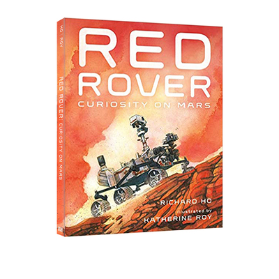 英文原版 Red Rover Curiosity on Mars 精装 内含大跨页 火星爱好者读物 青少年科普知识类绘本图画书 小学生STEM课外读物