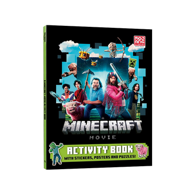 MC我的世界 大电影 活动书 Minecraft Movie Activity 英文原版 Mojang MC游戏 杰森莫玛主演的冒险电影