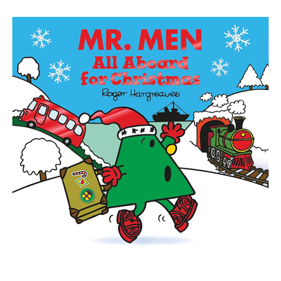 英文原版绘本 Mr. Men All Aboard For Christmas 奇先生妙小姐圣诞节系列 儿童启蒙认知故事图画书