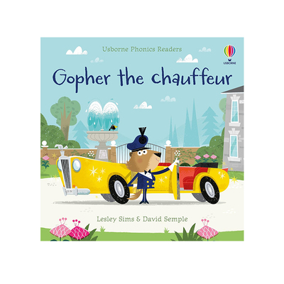 英文原版 Gopher the Chauffeur 地鼠司机 儿童趣味启蒙绘本 Usborne