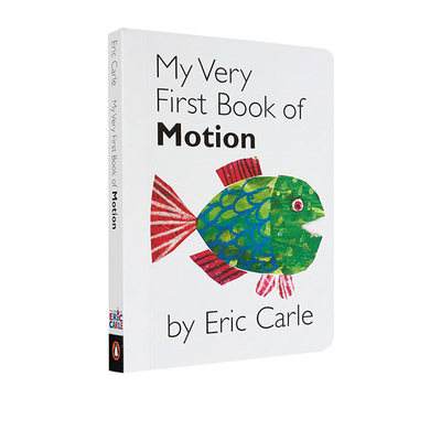 英文原版My Very First Book of Motion 上下翻页配对纸板书 艾瑞卡尔Eric Carle 低幼认知启蒙 英语单词学习 亲子互动图画书