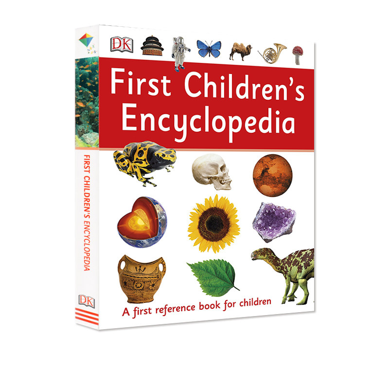 英文原版 First Children's Encyclopedia DK儿童百科全书科普图解词典儿童学习参考书 First ...