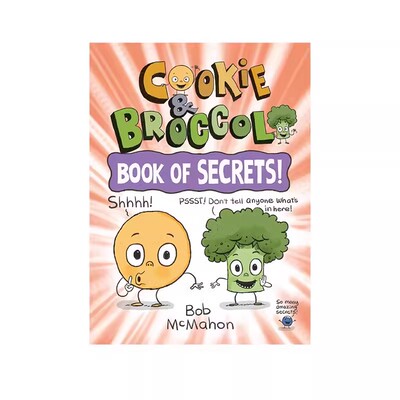 【自营】预售 英文原版 Cookie & Broccoli Book of Secrets 饼干和花椰菜 秘密之书 儿童校园友谊故事书 培养孩子社交能力
