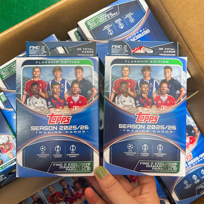 正版授权2025-26Topps FlagshipUCC Club Competitions欧冠Hanger