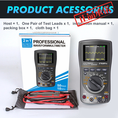 TOOLTOPET828PRO示波万用表10MHZ