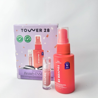 Tower28 SOS急救面部喷雾60ml+迷你唇蜜pistachio小样套装