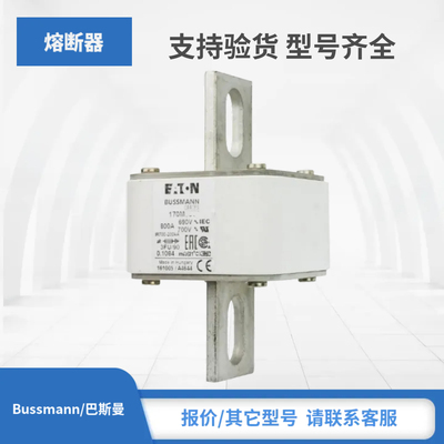 170M6615 170M6616 170M6617 170M6618巴斯曼Bussman方体熔断器