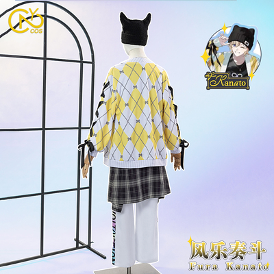 次元二COS服装vtuber彩虹社VOLTACTION3周年风乐奏斗cosplay预售