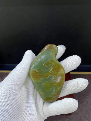 新出和田玉河磨玉河磨玉析木玉明星料玉贵人玉质细腻油润度高