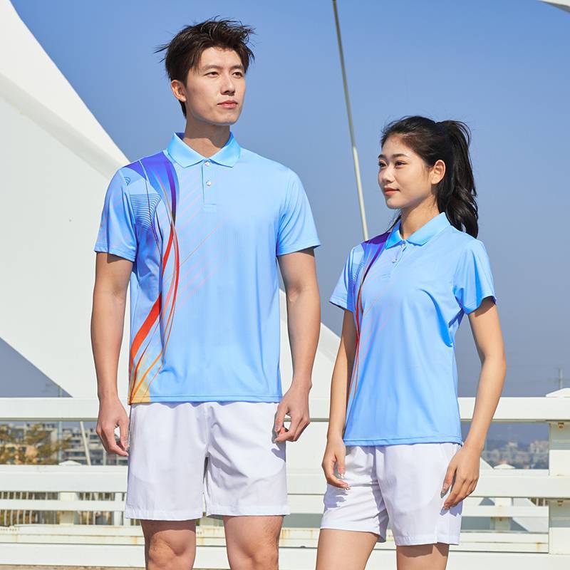2025夏季新款短袖短裤运动会团体服出场服男女学生班服羽毛球服装