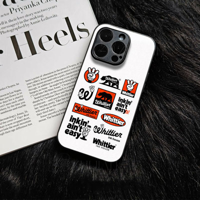 惠蒂尔标识集磁吸磨砂黑框玻璃手机壳适用苹果iphone17promax华为荣耀400PRONOVA15proIQOONEO10PROPLUS荣耀5