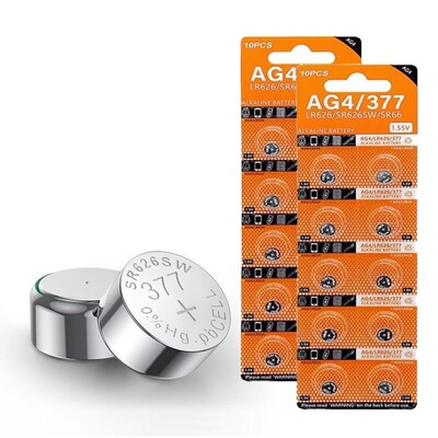 SR626SW手表电池AG4纽扣LR626/377a/377s电子 女表手表石英表通用