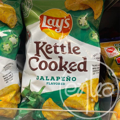 香港代购美国进口 Lays乐事 Kettle Cooked 墨西哥辣椒味特脆薯片