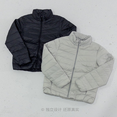 冬季新款简约轻薄羽绒服