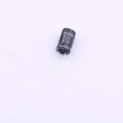 TM4761JME122RB 直插铝电解电容 47uF ±20% 63V 插件,D8xL12mm