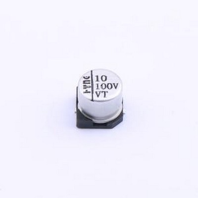HY2A100MC063054MEO 贴片型铝电解电容 10uF ±20% 100V SMD,D6.3