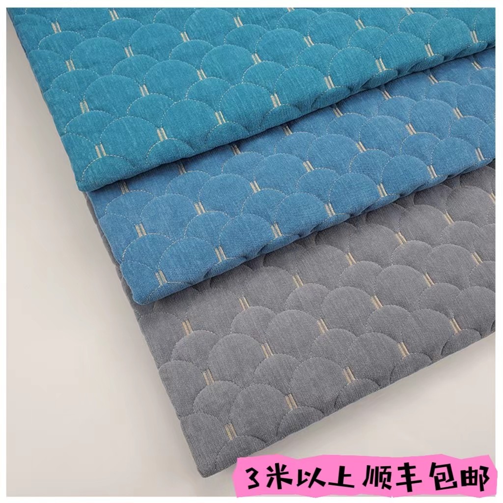 防滑沙发套布料面料雪尼尔绒布做半成品沙发垫布头加厚纯色沙发布