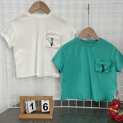 0118高端童装大品家小九，男宝短袖T恤，码数足