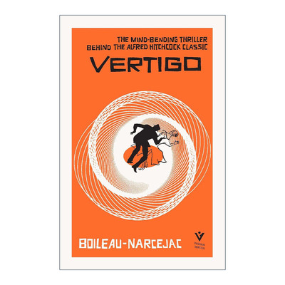 英文原版 Vertigo 眩晕 精装收藏版 希区柯克经典电影迷魂记原著 布瓦洛-纳斯雅克 英文版 进口英语原版书籍