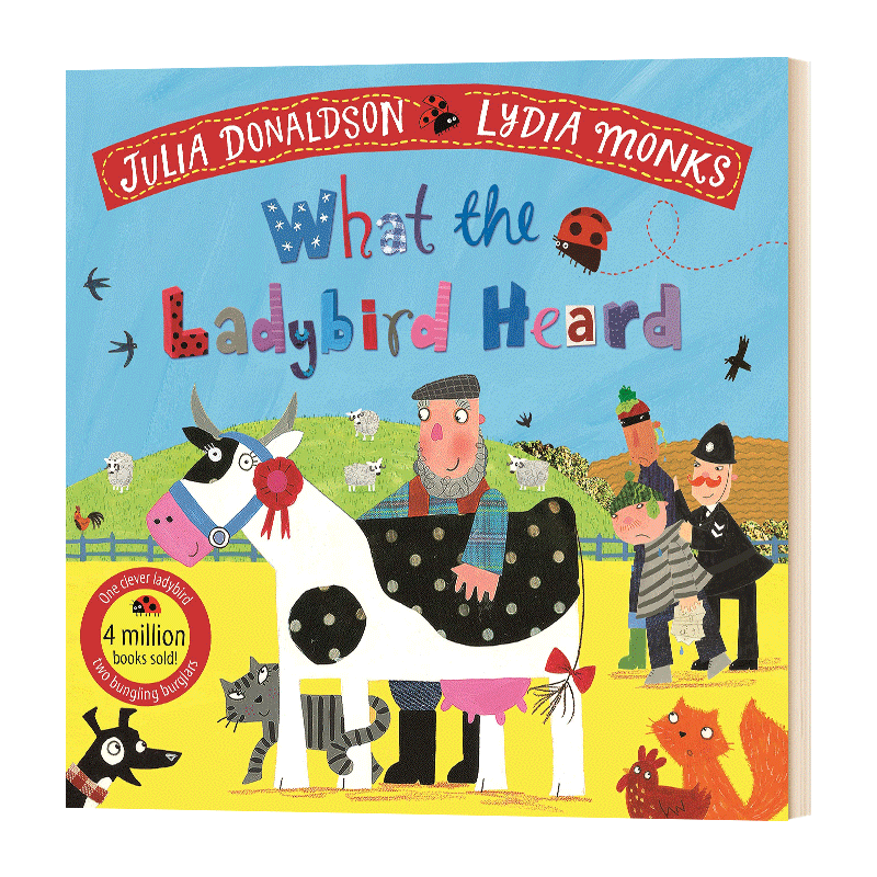 小瓢虫听见了什么 What the Ladybird Heard 新版 朱莉娅唐纳森 英文原版儿童英语启蒙绘本 进口书籍