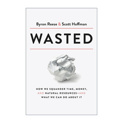 英文原版 Wasted 浪费 如何节省时间 金钱和自然资源 人工智能哲学作者Byron Reese 精装 英文版 进口英语原版书籍