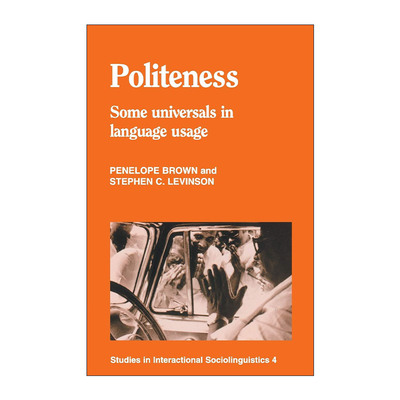 英文原版 Politeness 礼貌用语 不同语言使用中的通用性 英文版 进口英语原版书籍