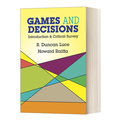 英文原版 Games and Decisions Introduction and Critical Survey 博弈与决策 英文版 进口英语原版书籍